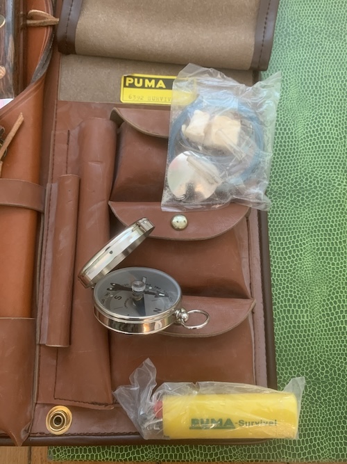 Puma Knife: Puma 1977 Very Rare 1st Generation 52 6392 Survival Knife Kit