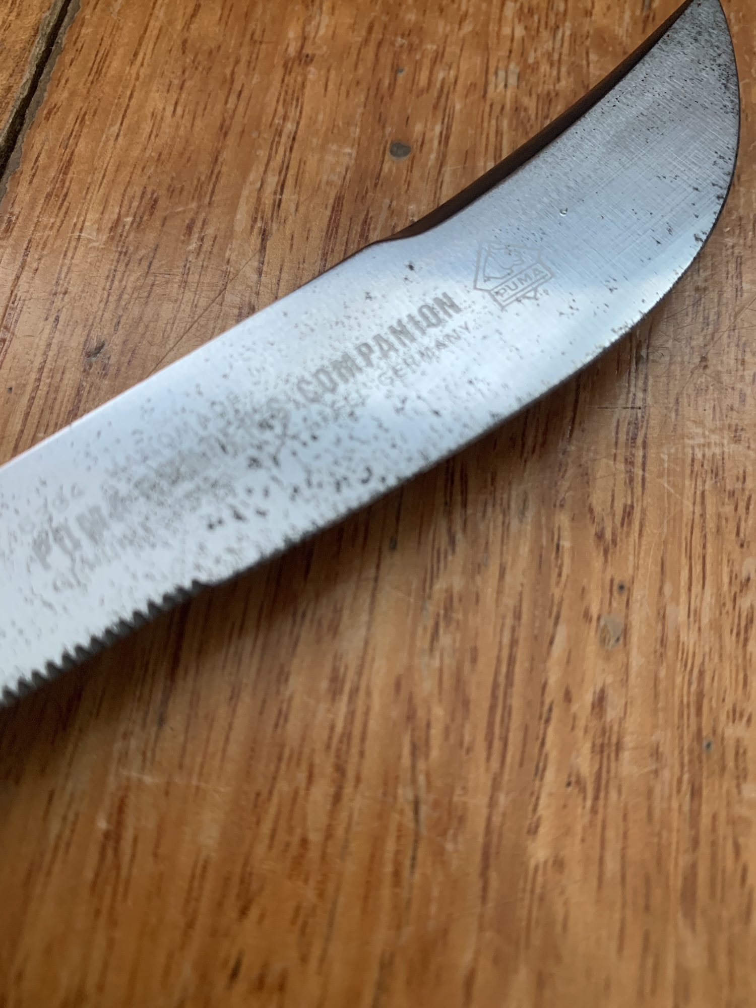 Puma Knife: Puma 6394 Rare Original 1977 Hunters Companion with ...