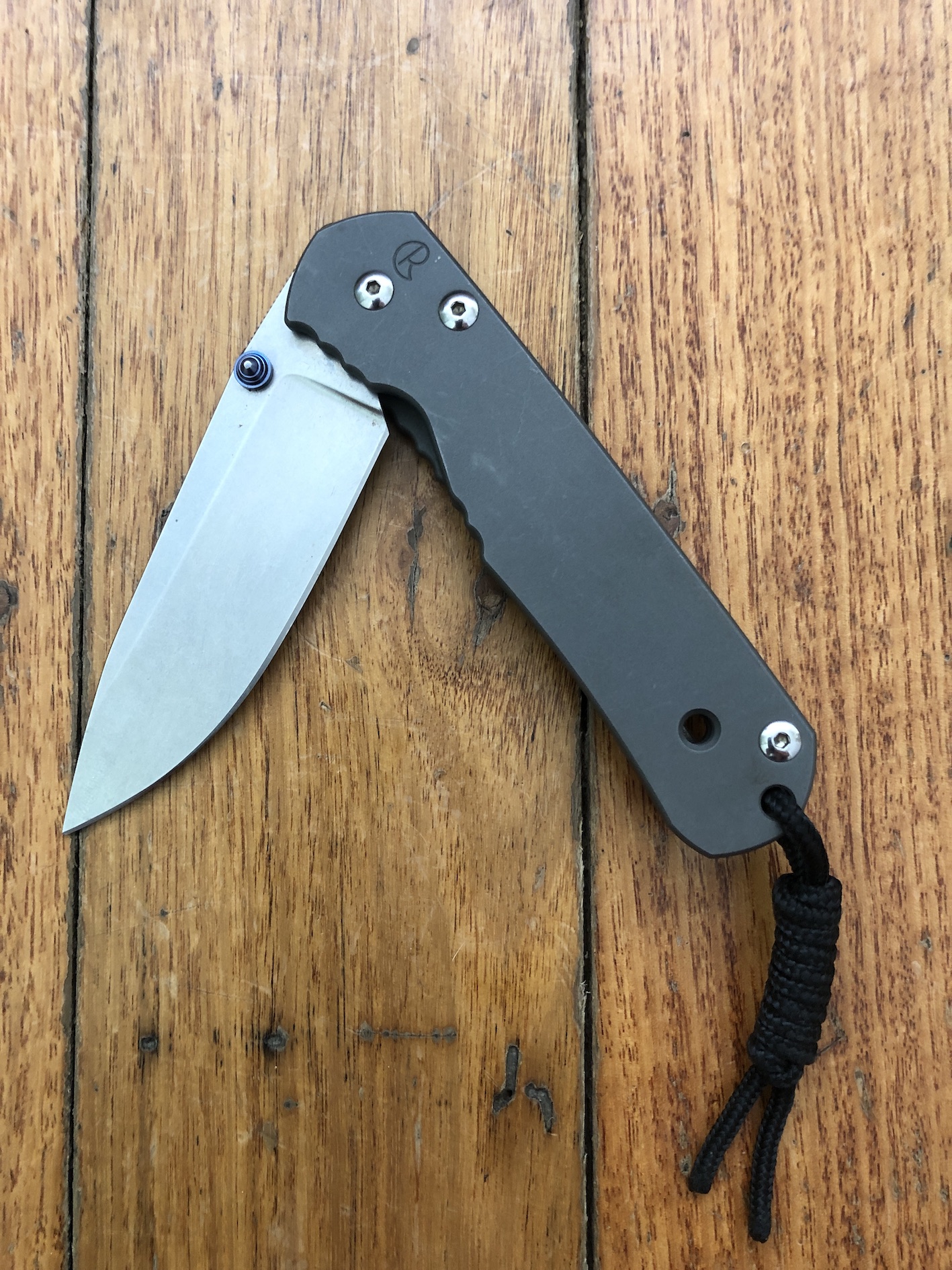 Chris Reeves: USA Handmade INKOSI Drop Point Folding Lock Knife