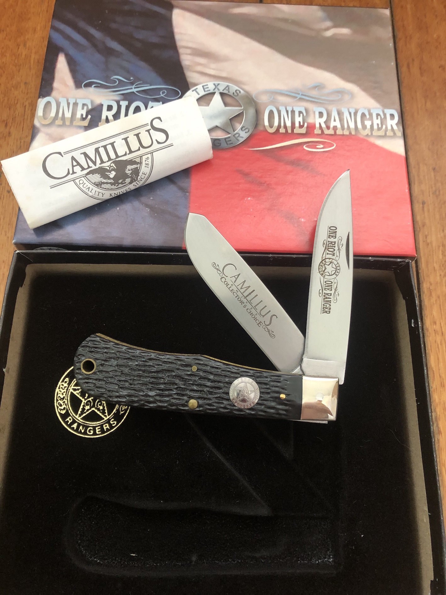 Camillus Texas Ranger Knife: Texas Ranger Limited Edition Commemorative ...