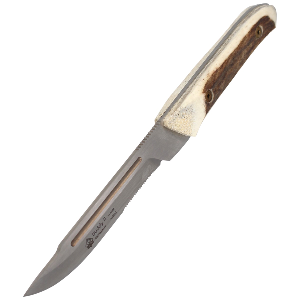Puma Knife: Puma Original Buddy II Stag handled knife model 118384