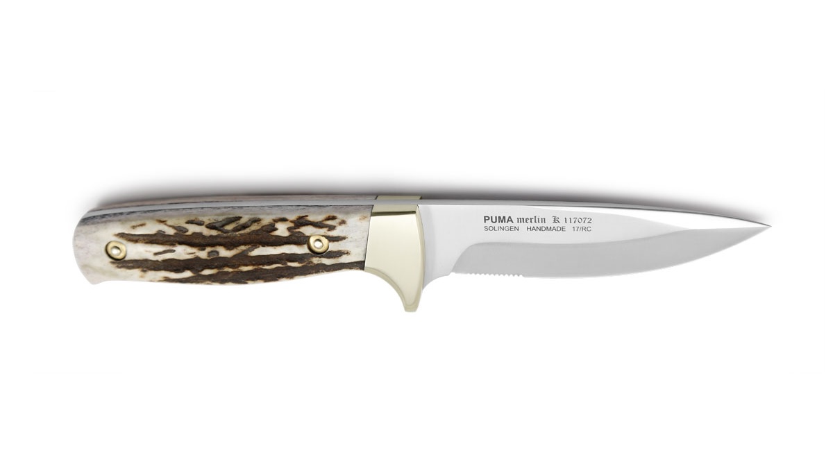 Puma Knife: Puma 2017 Merlin K Knife with Stag Antler Handle