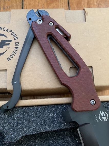 SureFire Knives EW-06 DELTA Rescue/Tactical Multi-Use Boxed Fixed Blade ...