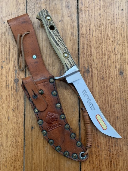 Puma Knife: Puma 6394 Original 1969 Hunters Companion in original sheath