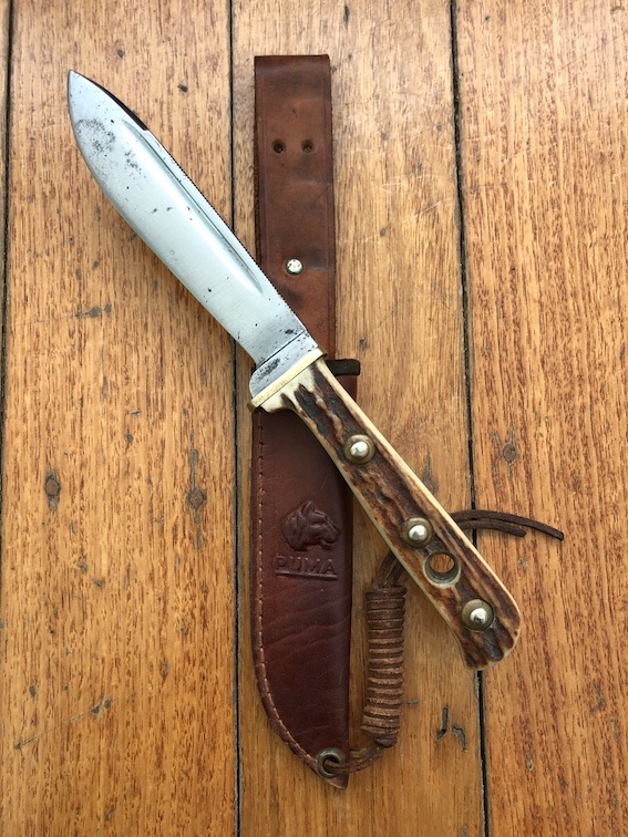 Puma Knife: Puma 11 6398 Original Used 1967 Hunters-Friend with ...