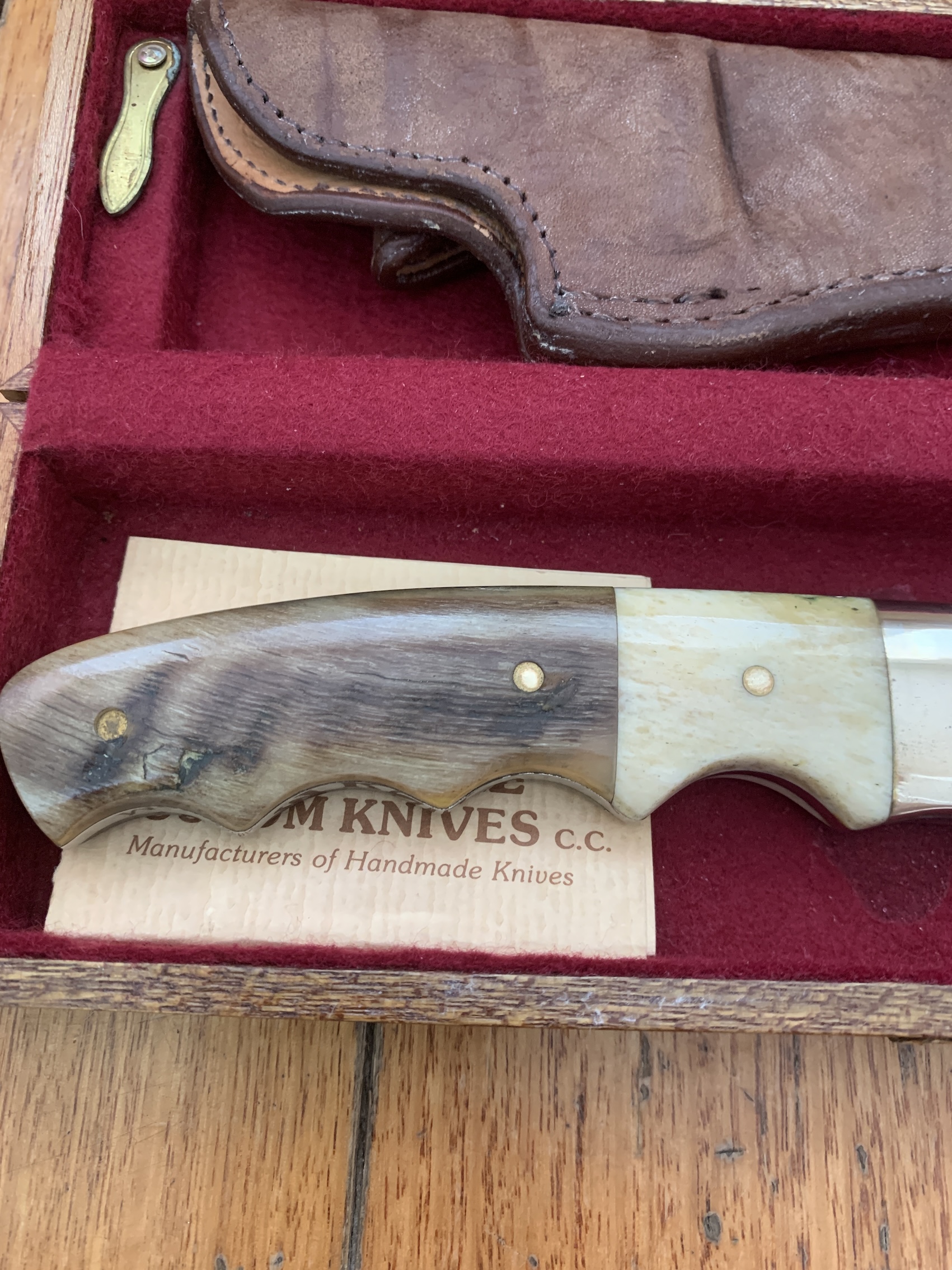 Mackrill Custom Knives 1997 No.4 SCI Limited edition Kudu Bone/Horn ...