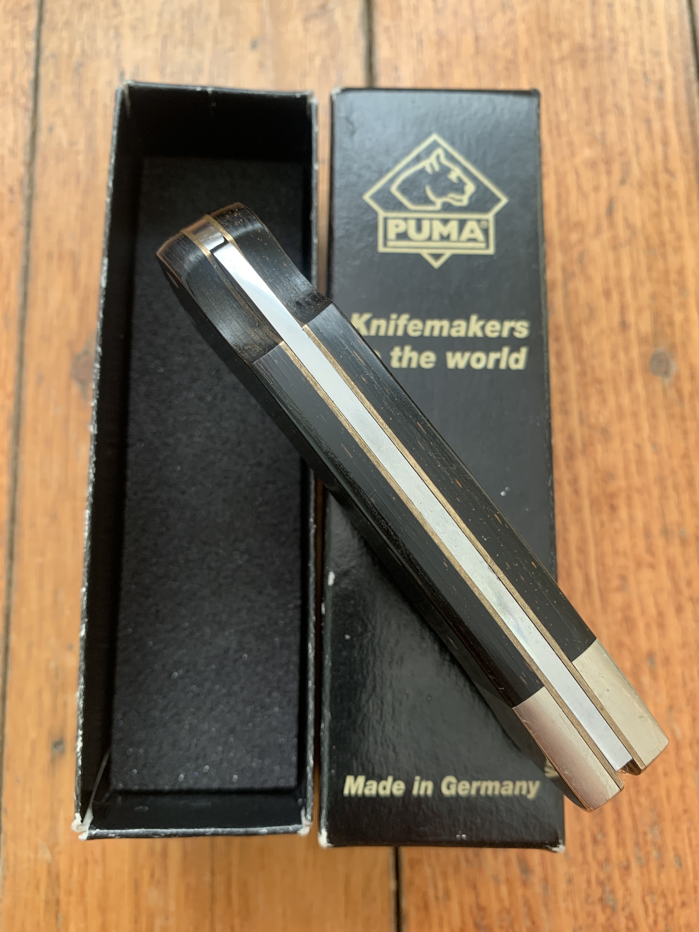 Puma Knife: Puma Original 1981 4 Star Folding Lock Blade Knife with ...