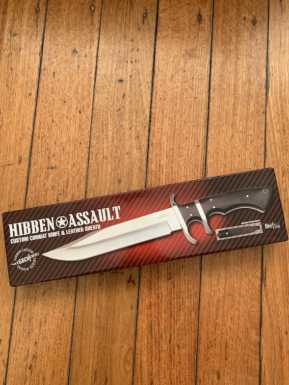 United Cutlery Gil Hibben Assault Bowie with Black Leather Sheath