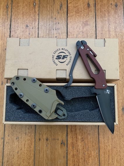 SureFire Knives EW-06 DELTA Rescue/Tactical Multi-Use Boxed Fixed Blade ...