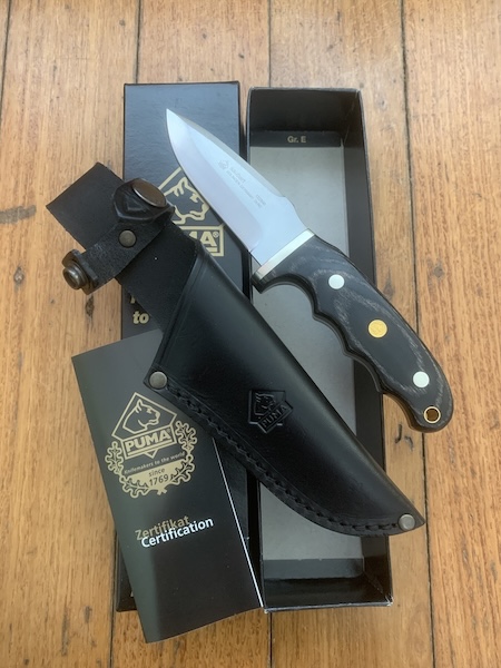 Puma Knife: Puma Saubart-'Pig Beard' Universal Knife with PakkaWood Handle