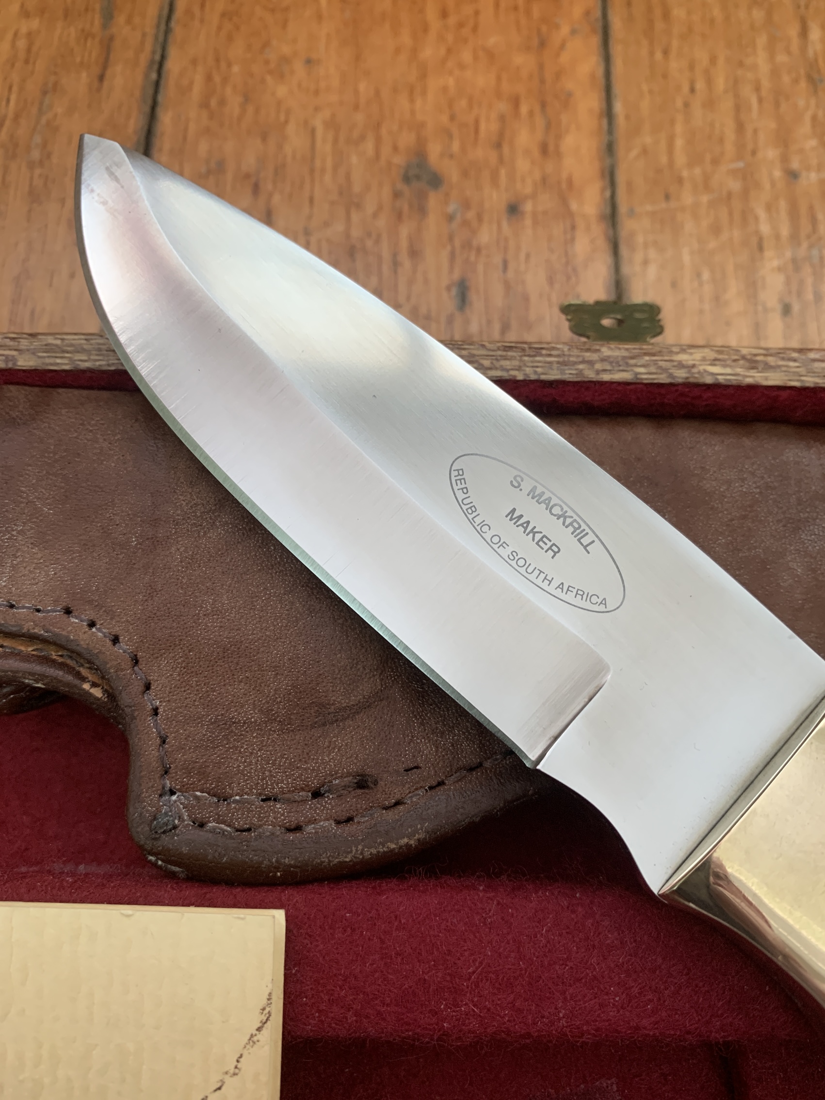 Mackrill Custom Knives 1997 No.4 SCI Limited edition Kudu Bone/Horn ...