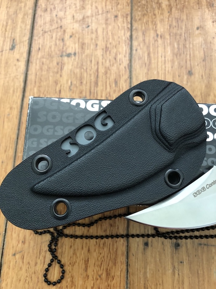 SOG Vintage Original SOG C47 CONTOUR Small Fixed Neck/Boot Knife with Box