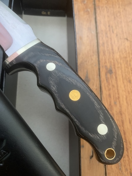 Puma Knife: Puma Saubart-'Pig Beard' Universal Knife with PakkaWood Handle