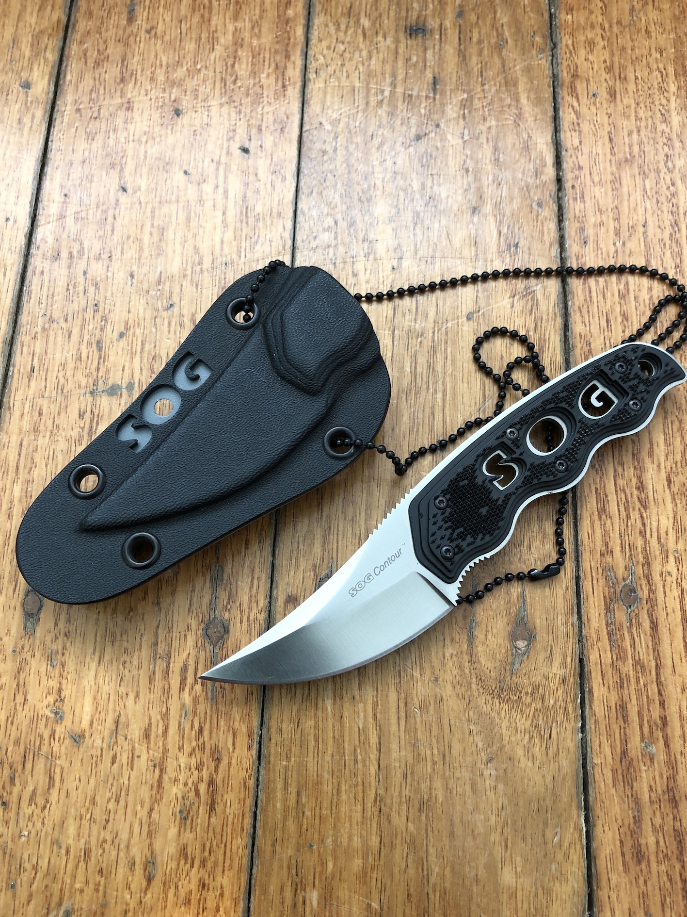 SOG Vintage Original SOG C47 CONTOUR Small Fixed Neck/Boot Knife