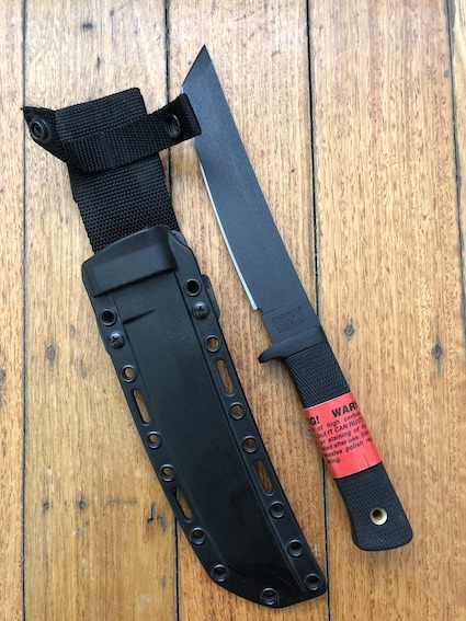 COLD STEEL CARBON VO RECON TANTO in Tactical Kydex Sheath