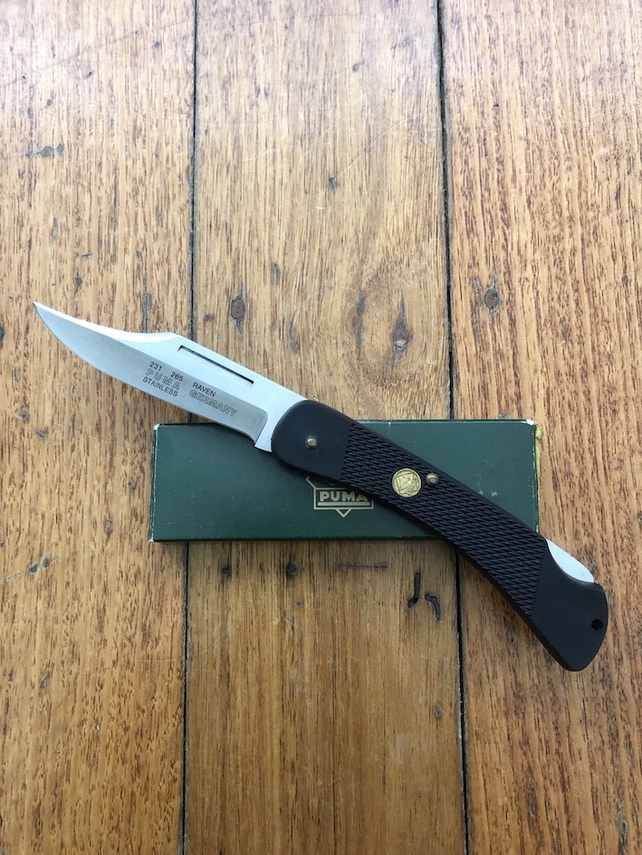 Puma Knife: PUMA Original Raven 231265 Folding Lock Knife with Original Box