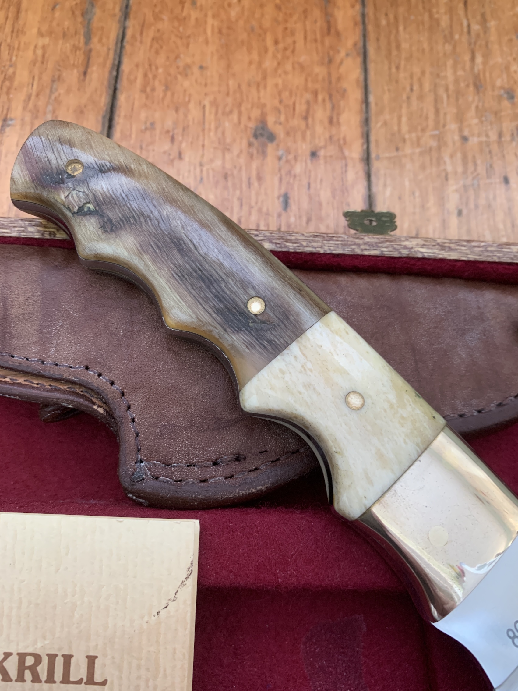 Mackrill Custom Knives 1997 No.4 SCI Limited edition Kudu Bone/Horn ...