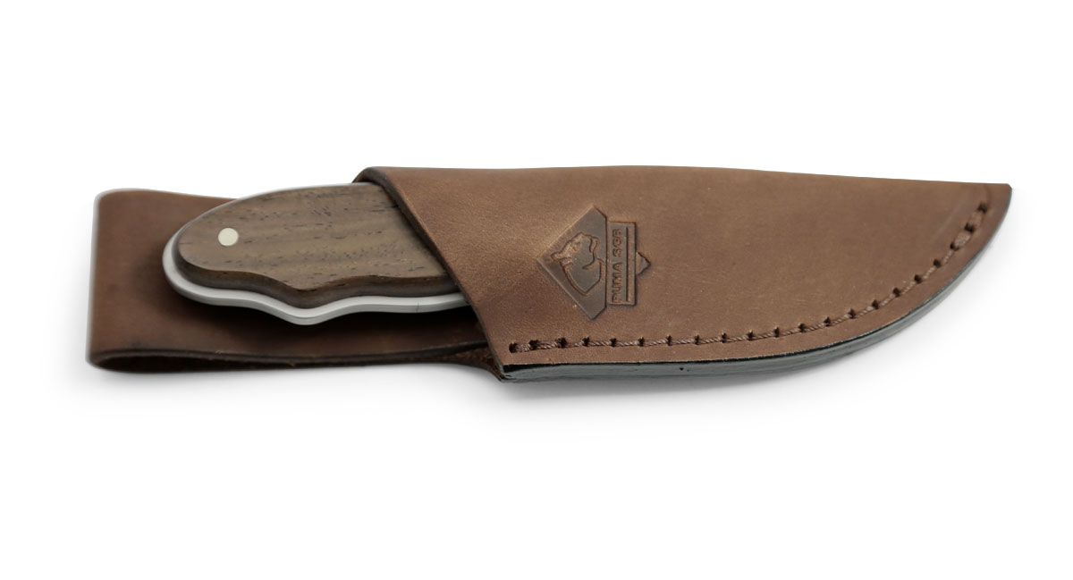 Puma Knife: 2023 Puma SGB Rattler Fixed Blade Knife with Jacaranda Wood ...