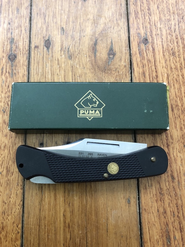 Puma Knife: PUMA Original Raven 231265 Folding Lock Knife with Original Box