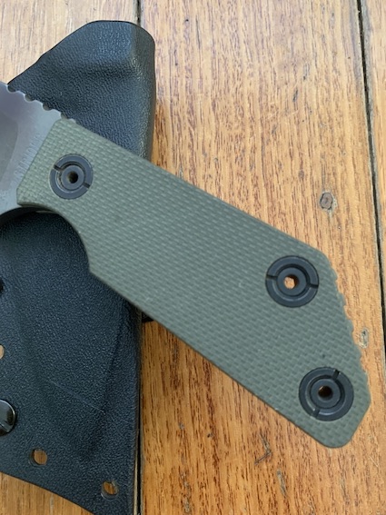 STRIDER USA Original EBS Tiger Stripe Tactical/Utility Knife with Kydex ...