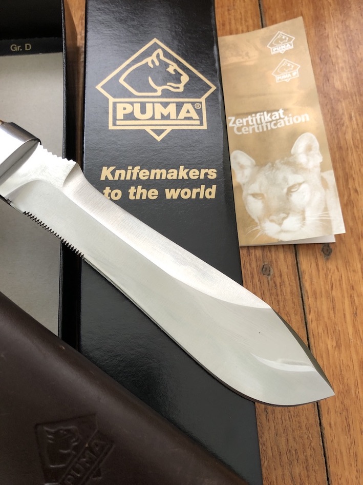 Puma Knife: Puma 2007 Original White Hunter in original sheath & Box