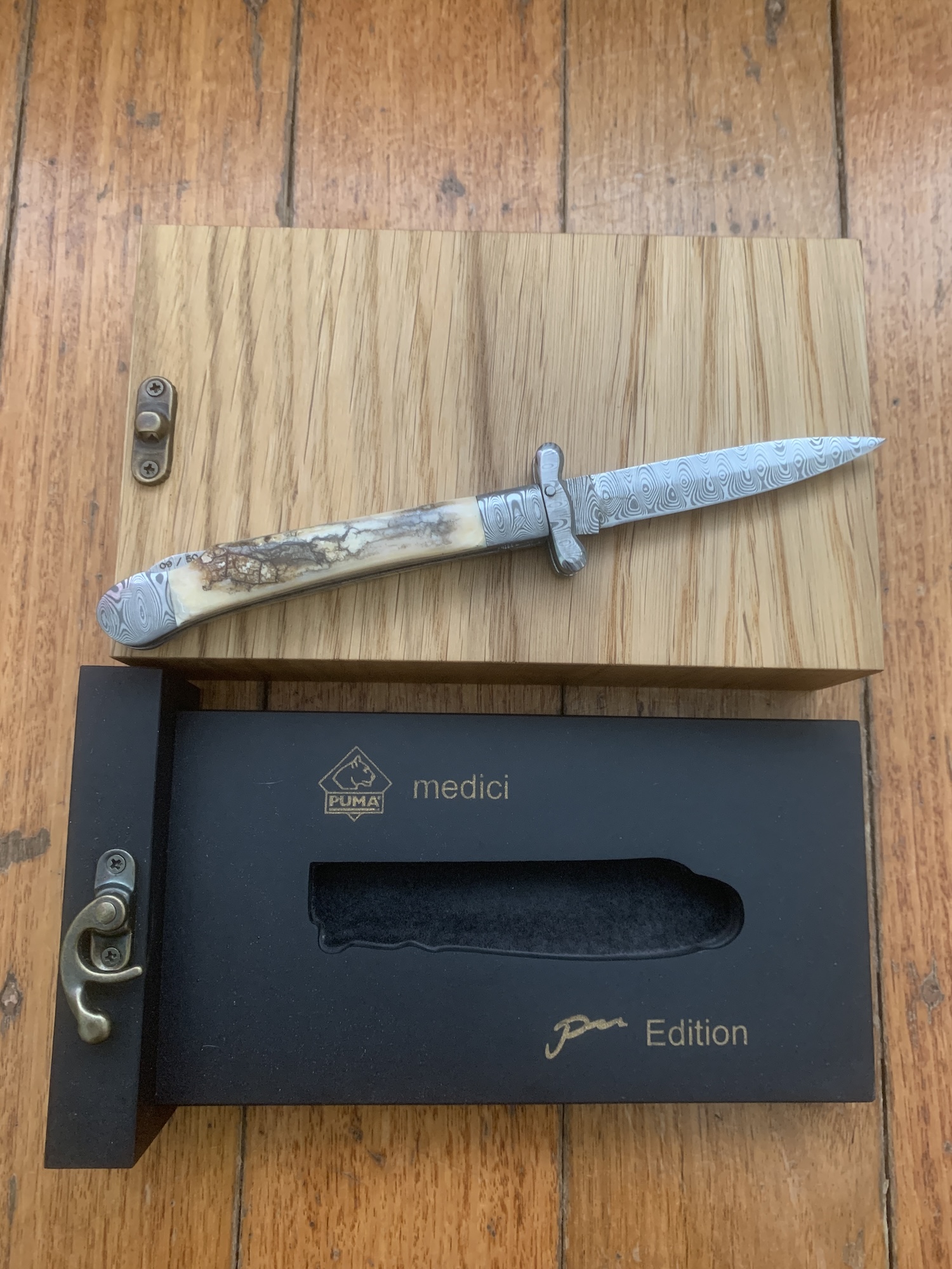 Puma Knife: Puma Medici 2024 Special Limited Edition, Damascus, Mammoth ...
