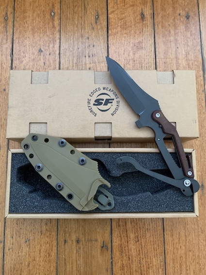 SureFire Knives EW-06 DELTA Rescue/Tactical Multi-Use Boxed Fixed Blade ...