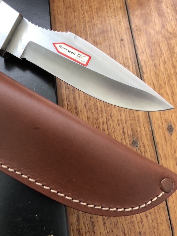 Puma Knife: Puma Hunters Companion with Stag Handle leather sheath ...