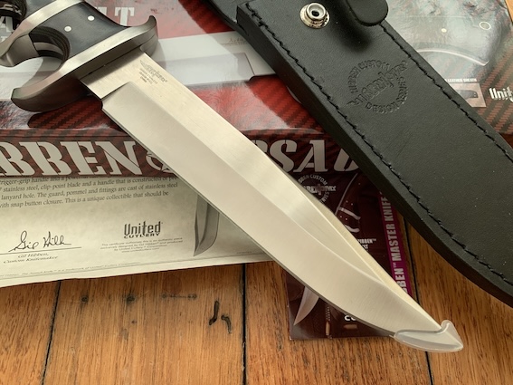 United Cutlery Gil Hibben Assault Bowie with Black Leather Sheath