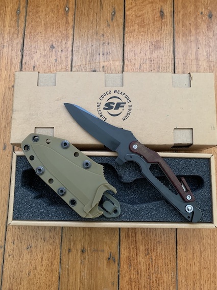 SureFire Knives EW-06 DELTA Rescue/Tactical Multi-Use Boxed Fixed Blade ...