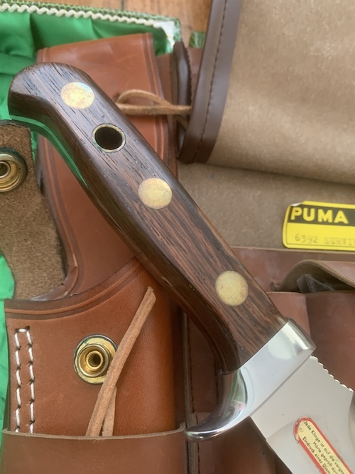 Puma Knife: Puma 1977 Very Rare 1st Generation 52 6392 Survival Knife Kit