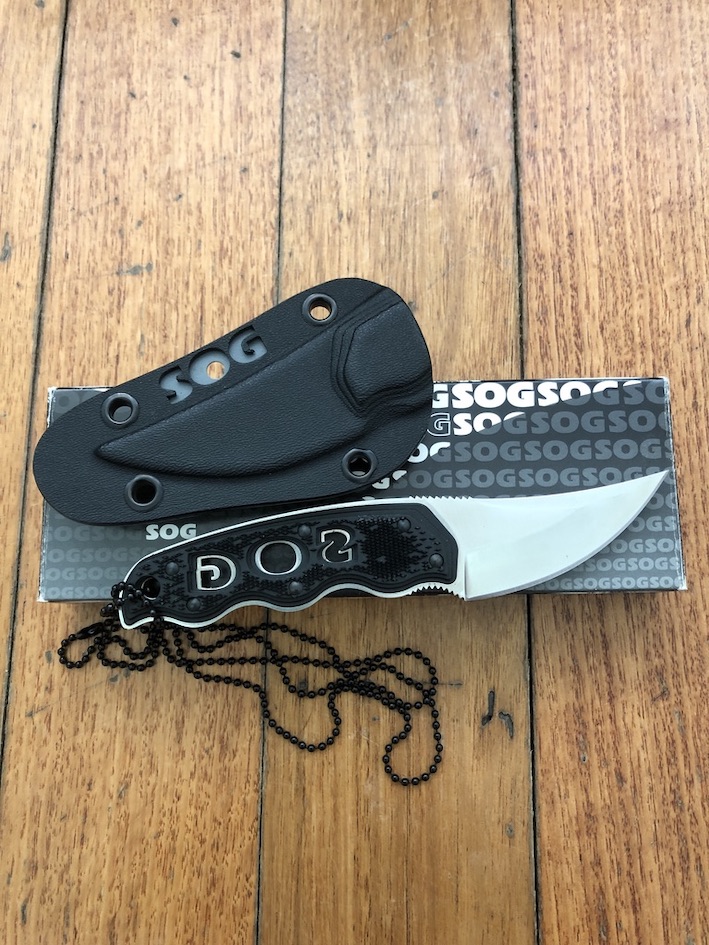 SOG Vintage Original SOG C47 CONTOUR Small Fixed Neck/Boot Knife