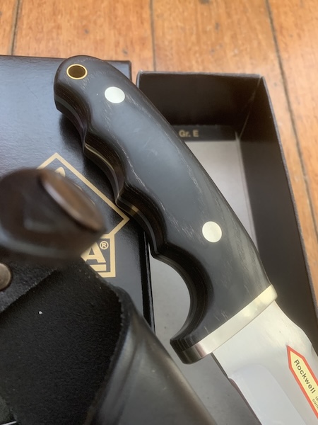 Puma Knife: Puma Saubart-'Pig Beard' Universal Knife with PakkaWood Handle