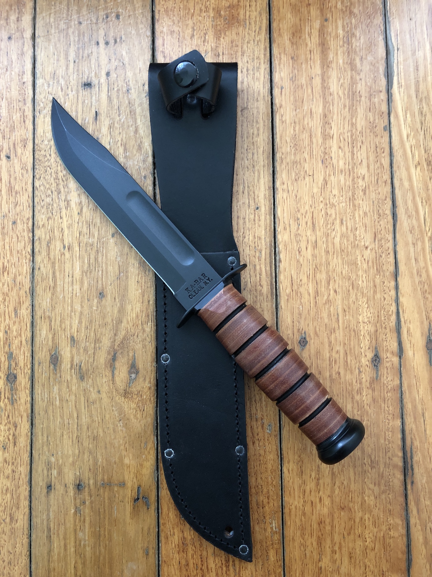 Ka Bar Knife Kabar US Army Version Traditional Knife With Black Ka Bar Knife Kabar US Army Version Traditional Knife With Black