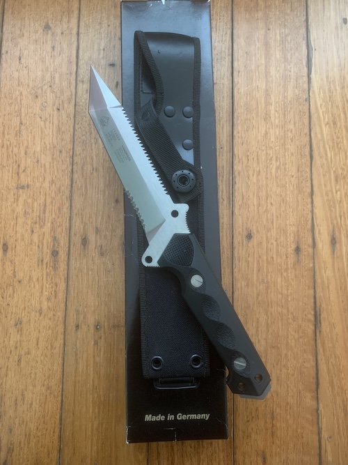 Puma Knife: Puma Rare early 2000's Huntac Scout Tactical Survival Knife