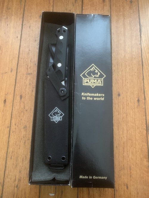 Puma Knife: Puma Rare early 2000's Huntac Scout Tactical Survival Knife