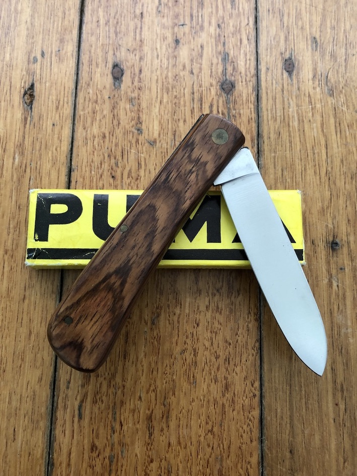 Puma Knife: Puma 644 Original Folding Pocket Knife with Jacaranda ...