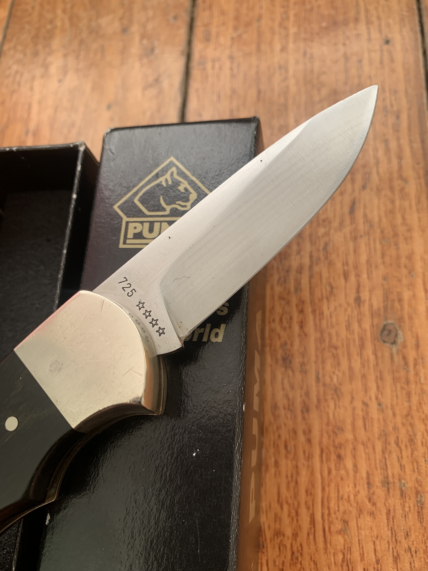 Puma Knife: Puma Original 1981 4 Star Folding Lock Blade Knife with ...