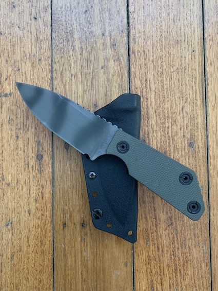 STRIDER USA Original EBS Tiger Stripe Tactical/Utility Knife with Kydex ...