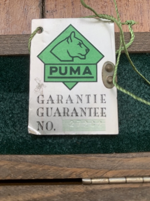 Puma Knife: Puma Original Puma 715 4 Star Game Bird Scene Folding Lock ...