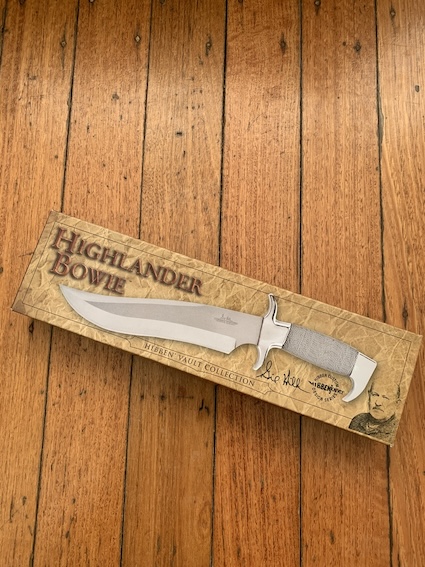 United Cutlery Gil Hibben Highlander Bowie with Black Leather Sheath