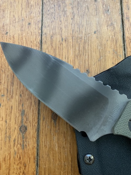 STRIDER USA Original EBS Tiger Stripe Tactical/Utility Knife with Kydex ...