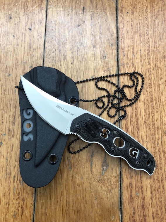 SOG Vintage Original SOG C47 CONTOUR Small Fixed Neck/Boot Knife