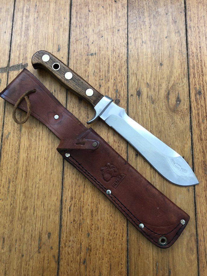 Puma Knife: Puma Original Lightly Used 1977 AUTO-MESSER 6390 White ...