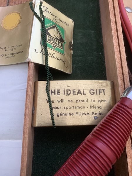 Puma Knife: Puma Original 1987 SEA HUNTER 17 6363 in Original Sheath ...