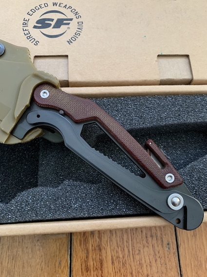 SureFire Knives EW-06 DELTA Rescue/Tactical Multi-Use Boxed Fixed Blade ...