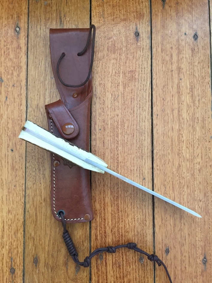 Puma Knife: Puma Skinner II Laser Cut with Stag Handle and Tan leather ...