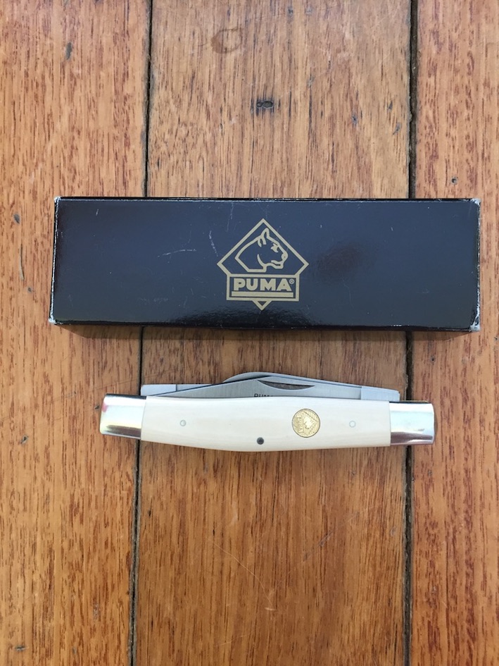 Puma Knife: Puma Original Stockman Knife with Faux Bone Handle