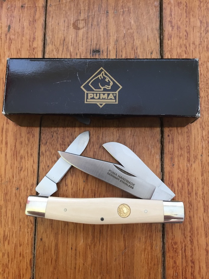 Puma Knife: Puma Original Stockman Knife with Faux Bone Handle