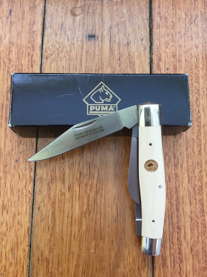 Puma Knife: Puma Original Stockman Knife with Faux Bone Handle
